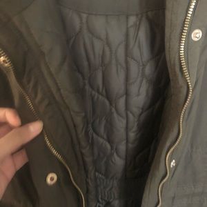 Guess | Jackets & Coats | Dark Green Hooded Guess Puffer Jacket | Poshmark